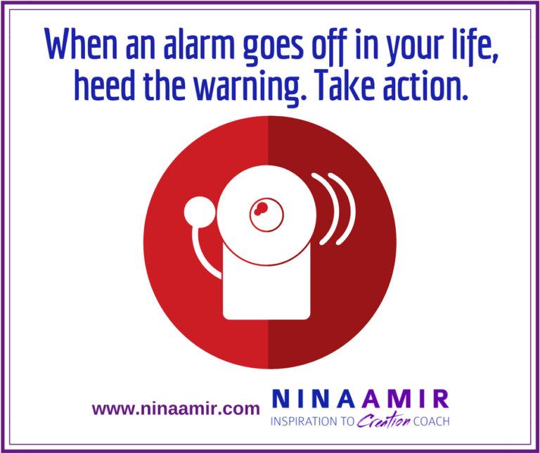 Monday Inspiration: Heed the Warning - Nina Amir