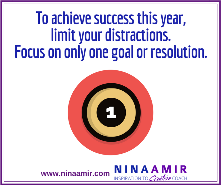 Create Inspired Results: Focus on One Thing - Nina Amir