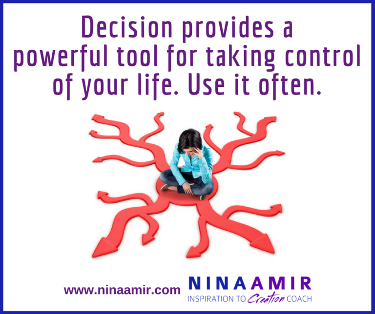 How to Get Control Over Any Aspect of Your Life - Nina Amir