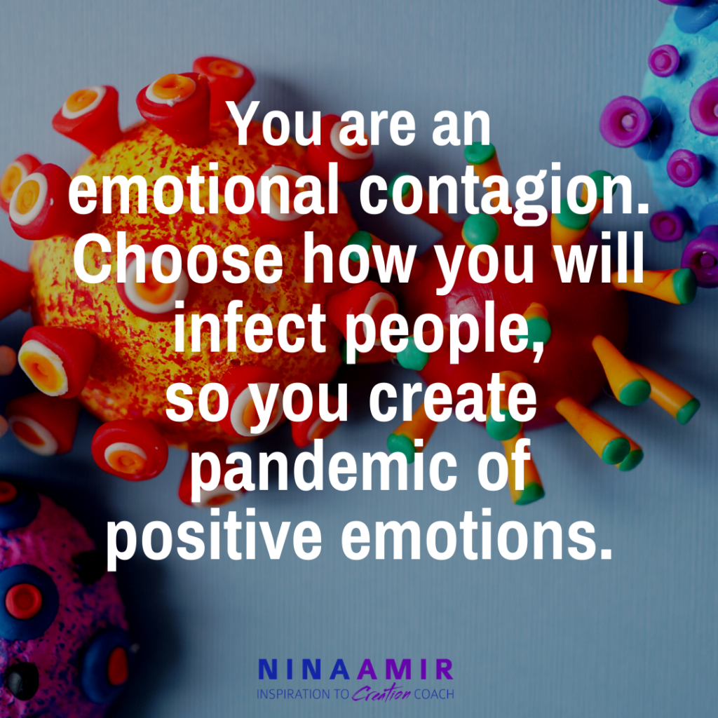 Create a Positive Pandemic as an Emotional Contagion