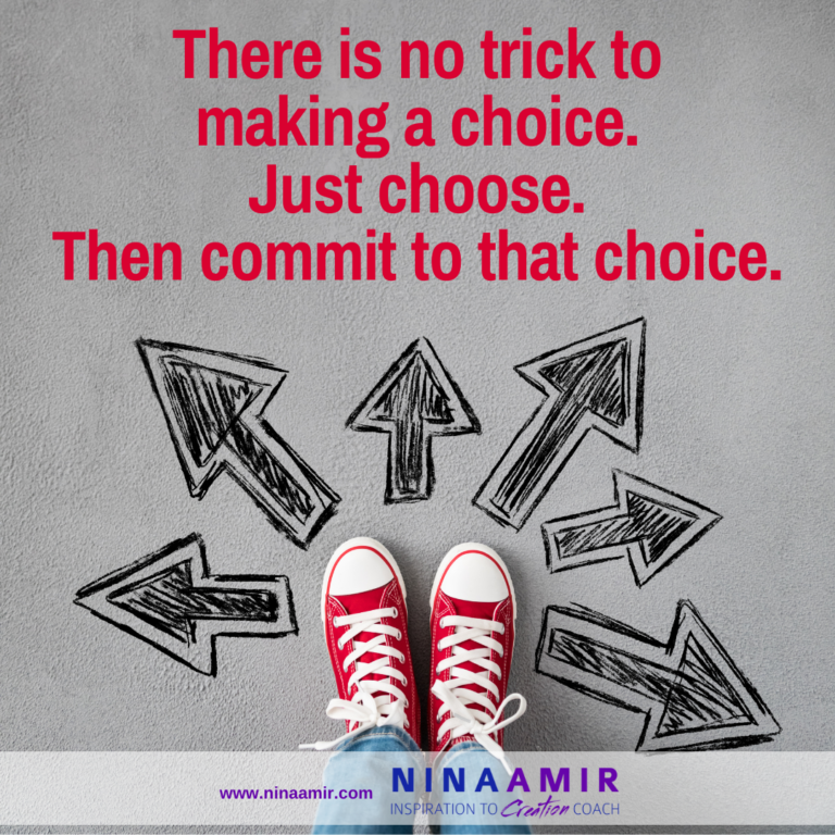 How to Finally Make a Choice and Commit to It