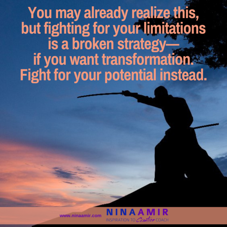 5 Ways to Stop Fighting for Your Limitations